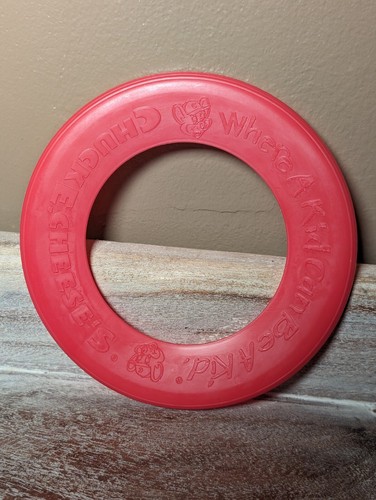 Chuck E Cheese's Red 5" Flying Ring Disc Where a Kid Can Be a Kid Mouse ...