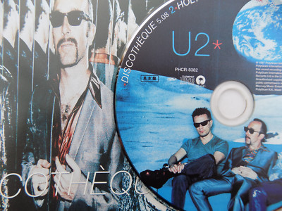 U2 CD Discotheque 3 TRACK JAPANESE PROMO Picture Disc PROMO DISC Rare ...