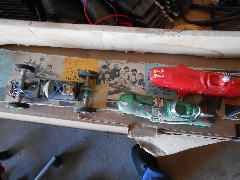 Vintage Strombecker Road Racing Slot Car Set With Extra Parts | eBay