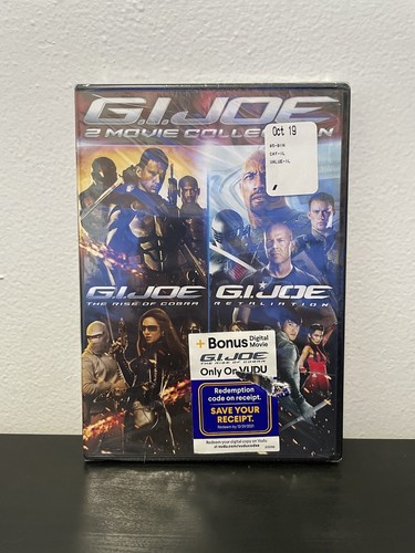 G.I. Joe 2 Movie Collection DVD NEW SEALED Rise Of Cobra + Retaliation ...