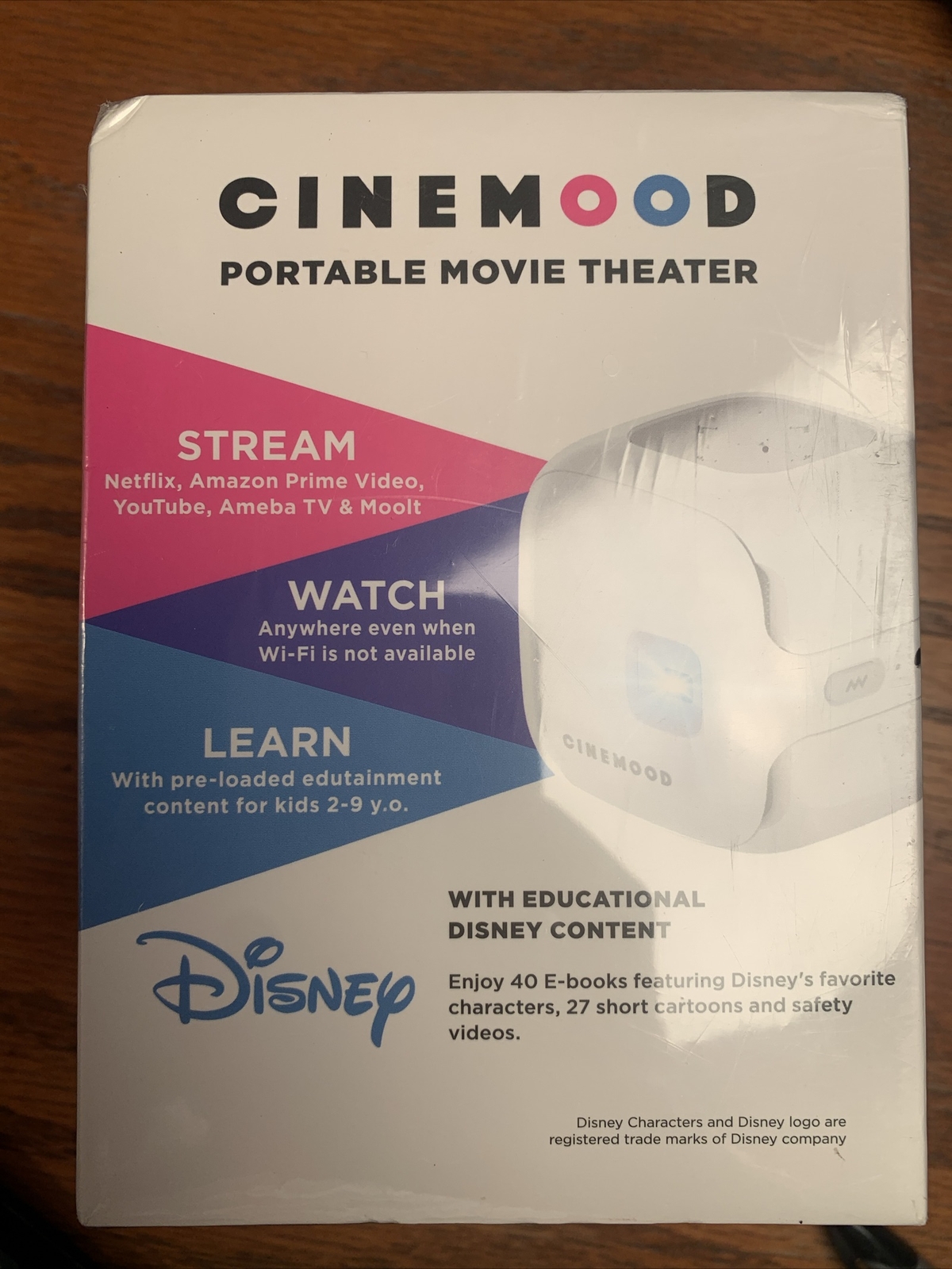 CINEMOOD CNMD0016WT Portable Movie Theatre Projector - White for sale ...