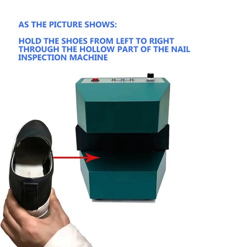 JG-180 Shoe Head Nail Inspection Machine 220V Shoe Head Metal Detector ...