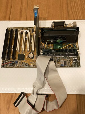 P2-99 ASUS MOTHERBOARD 3XISA,4XPCI,AGP, Slot 1 with P3 450/512/100 CPU ...