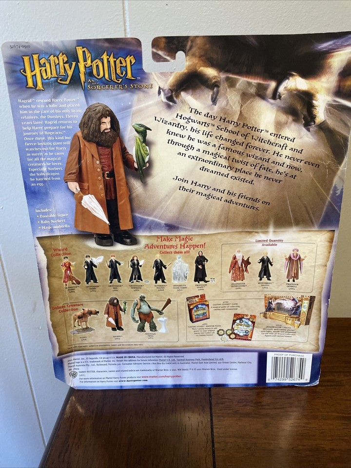 Harry Potter Hagrid Figure by Mattell Deluxe Creature Collection NEW IN ...