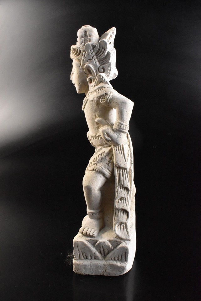 S2544: Japanese Pottery BUDDHIST STATUE sculpture Ornament Buddhist art ...