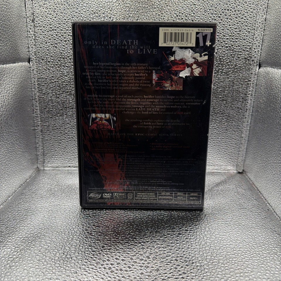 Lady Death The Motion Picture DVD (2004) ADV Films – Adult Animated ...