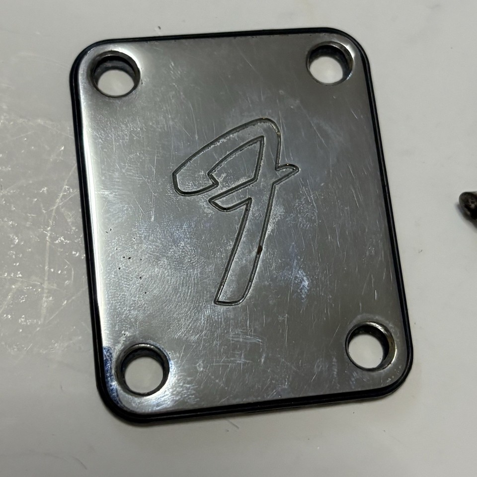 70s 80s Original 1980 Fender F Stamp Telecaster Stratocaster Neck Plate ...