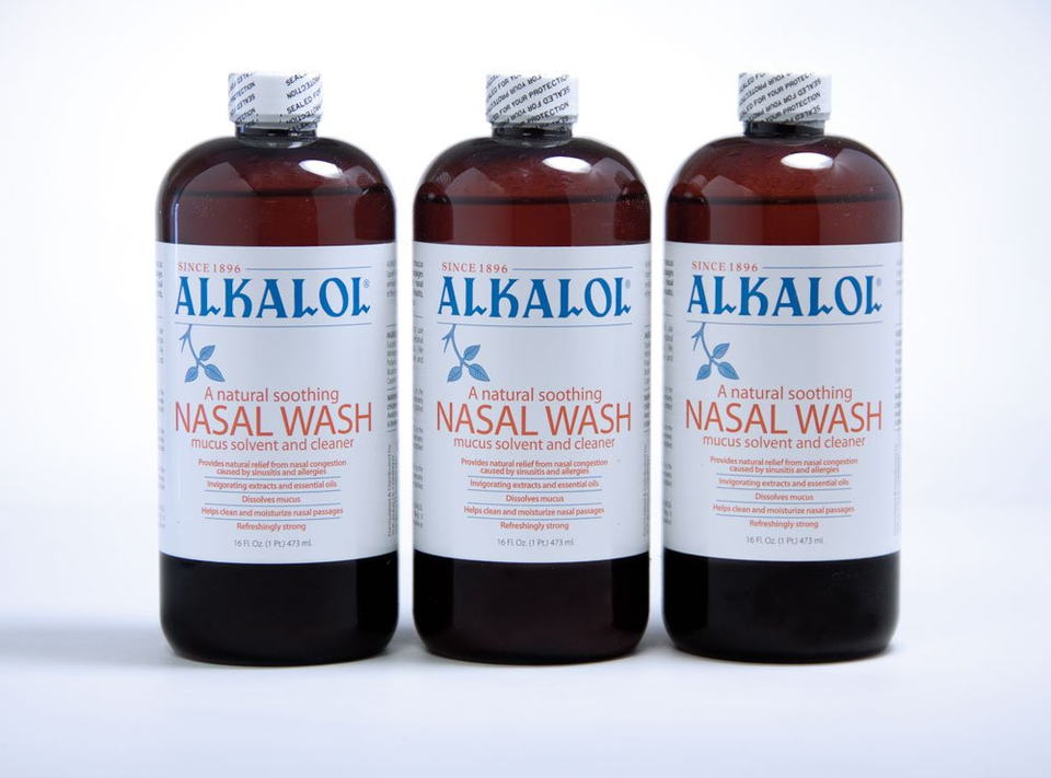 Alkalol Solution Original Nasal Wash, 3 Count -16 fl oz 857670002069 | eBay