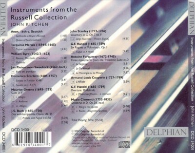 JOHN KITCHEN INSTRUMENTS FROM THE RUSSELL COLLECTION NEW CD ...