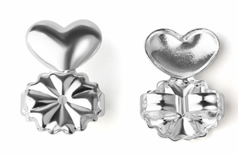 2 Pcs Magic Earring Backs Lifter Support Lifts Hypoallergenic Pierced ...