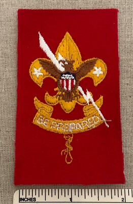 Vintage 1940s EXPLORER EMERGENCY SERVICE Boy Scout PATCH BSA Uniform ...