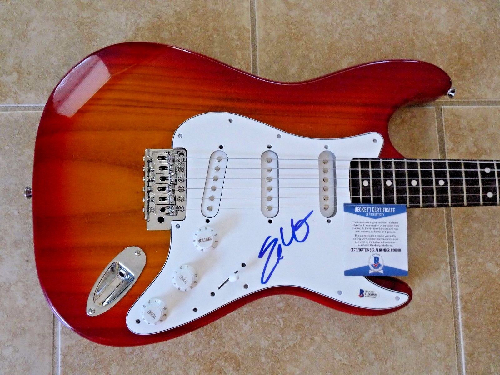 Eric Church Sexy Signed Autographed Electric Guitar BAS Certified | eBay