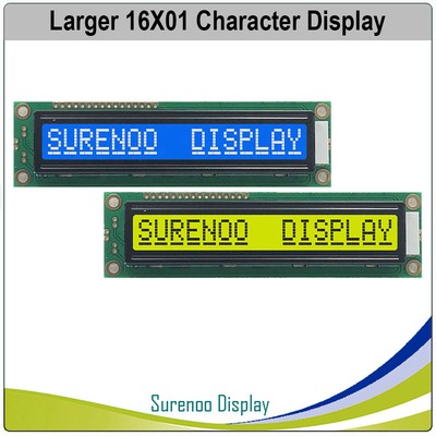122.0X33.0MM 1601 161 Character LCD Module Display Screen Panel LCM STN ...