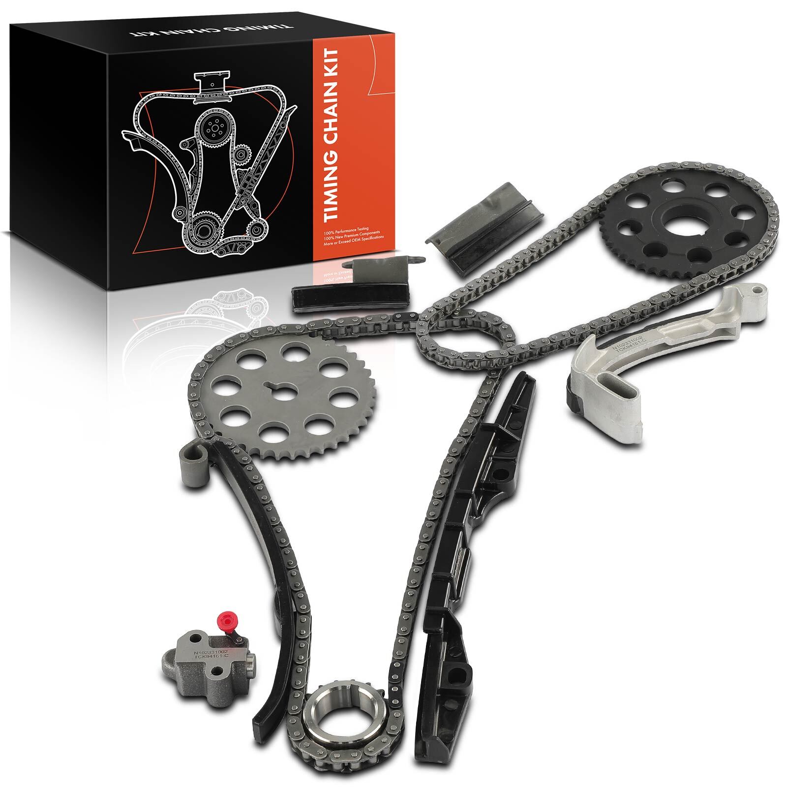 11pcs Engine Timing Chain Kit for Mazda B2600 1989-1993 MPV 1989-1994 ...