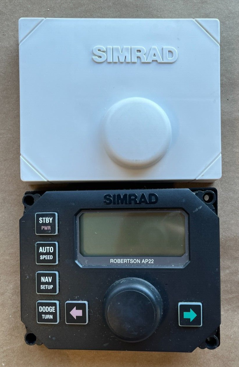 Simrad AP22 Autopilot Control Head Unit Tested & Working With Sun Cover ...