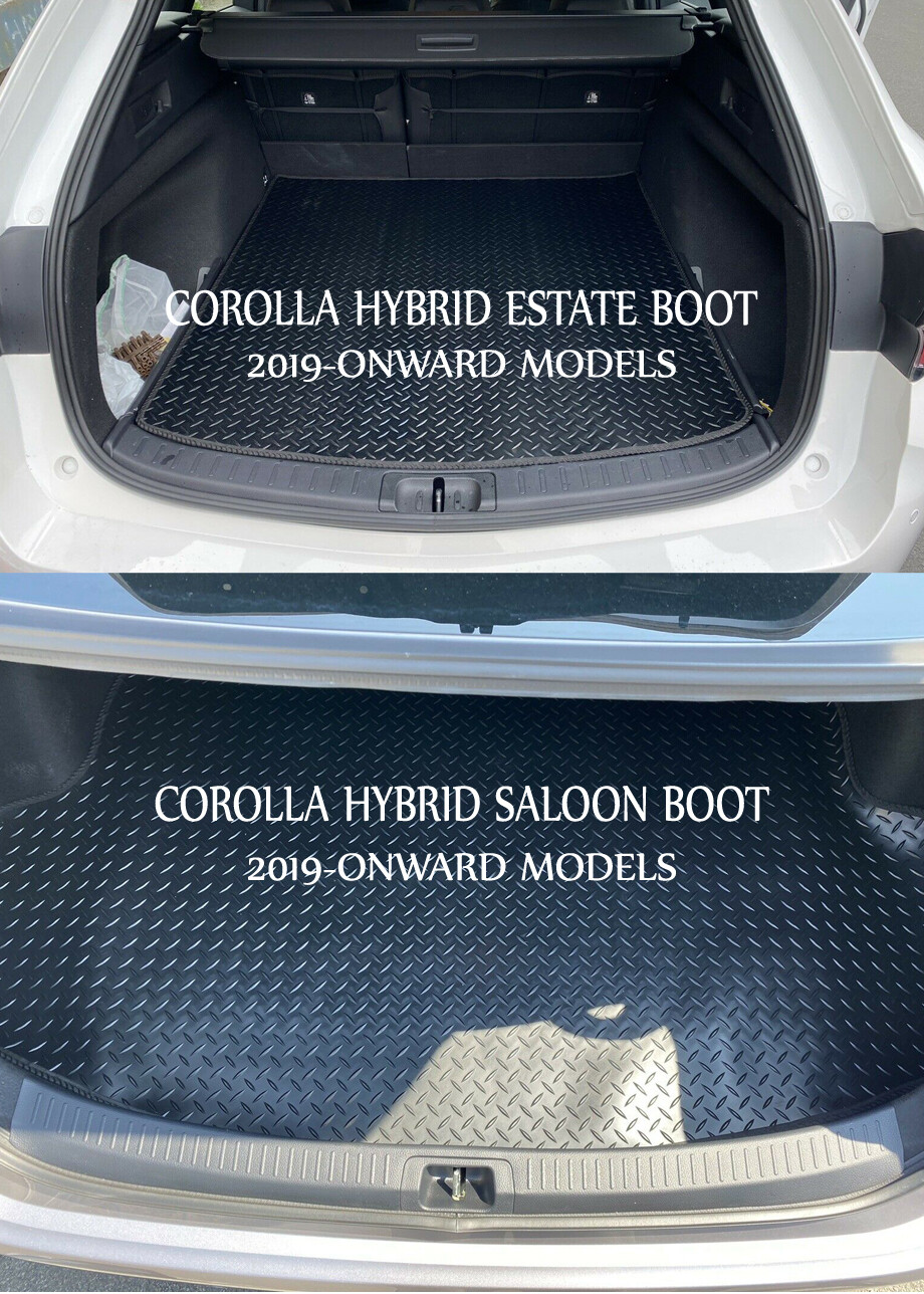 TOYOTA COROLLA HYBRID TAILORED BOOT MAT 2019-ONWARD BOOT LINER | eBay UK