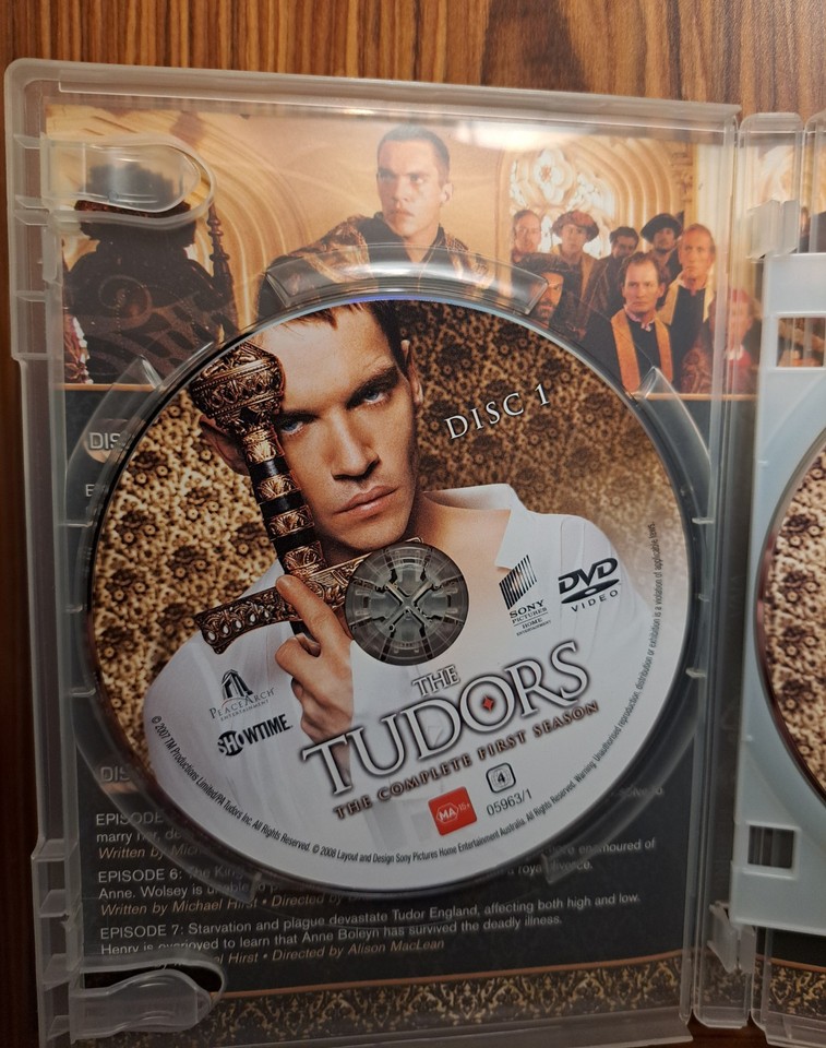 The Tudors Season 1 DVD 2007 3 Disc Henry Cavill Sam Neill Jonathan ...