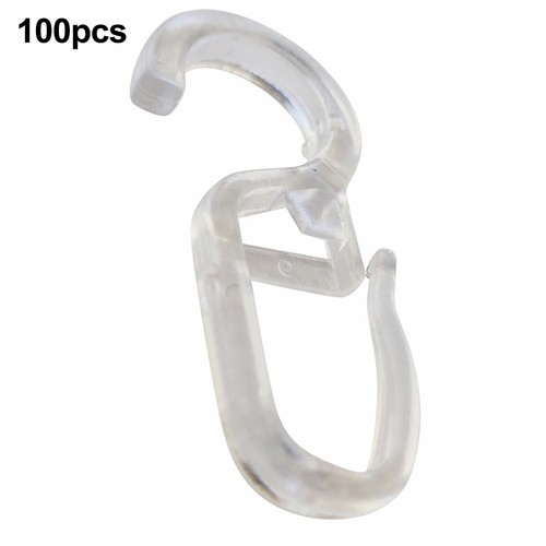 Mat??riaux de Haute Qualit?? Neuf Crochets Rideau Pratique Anneau Rideau 100pcs | eBay