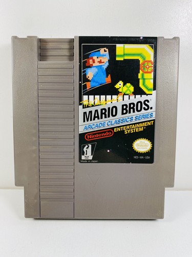 Mario Bros. Arcade Classic Series Nintendo NES RARE Original Game ...