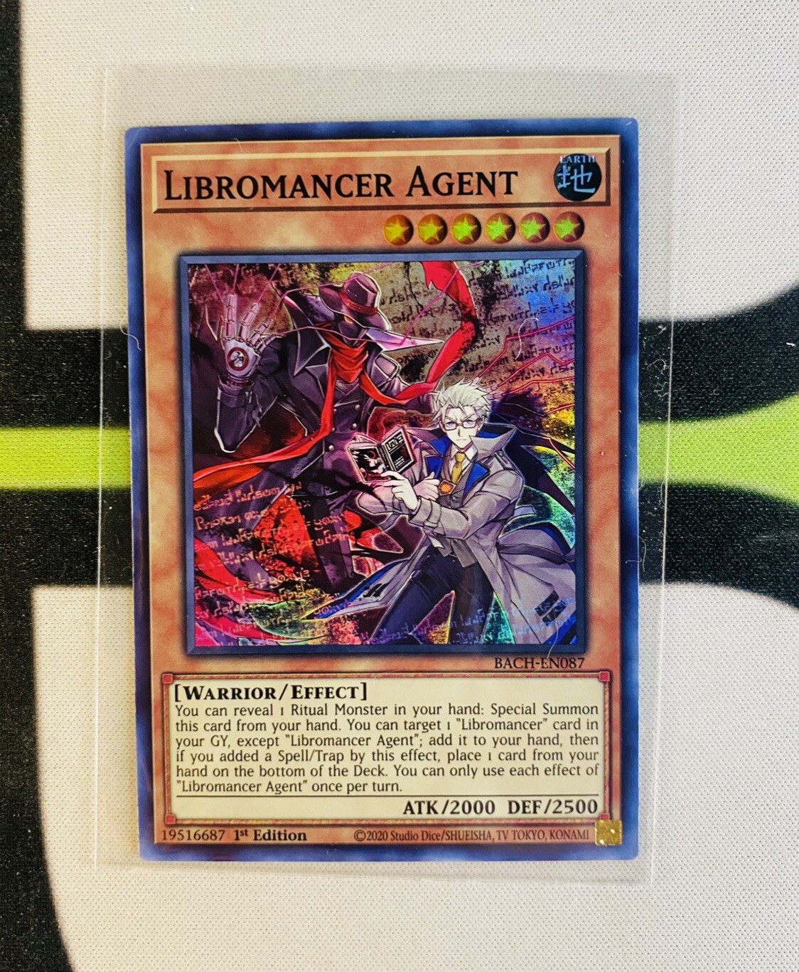 LIBROMANCER AGENT BACH-EN087 1ST ED BATTLE CHAOS YUGIOH (SUPER, NM) | eBay