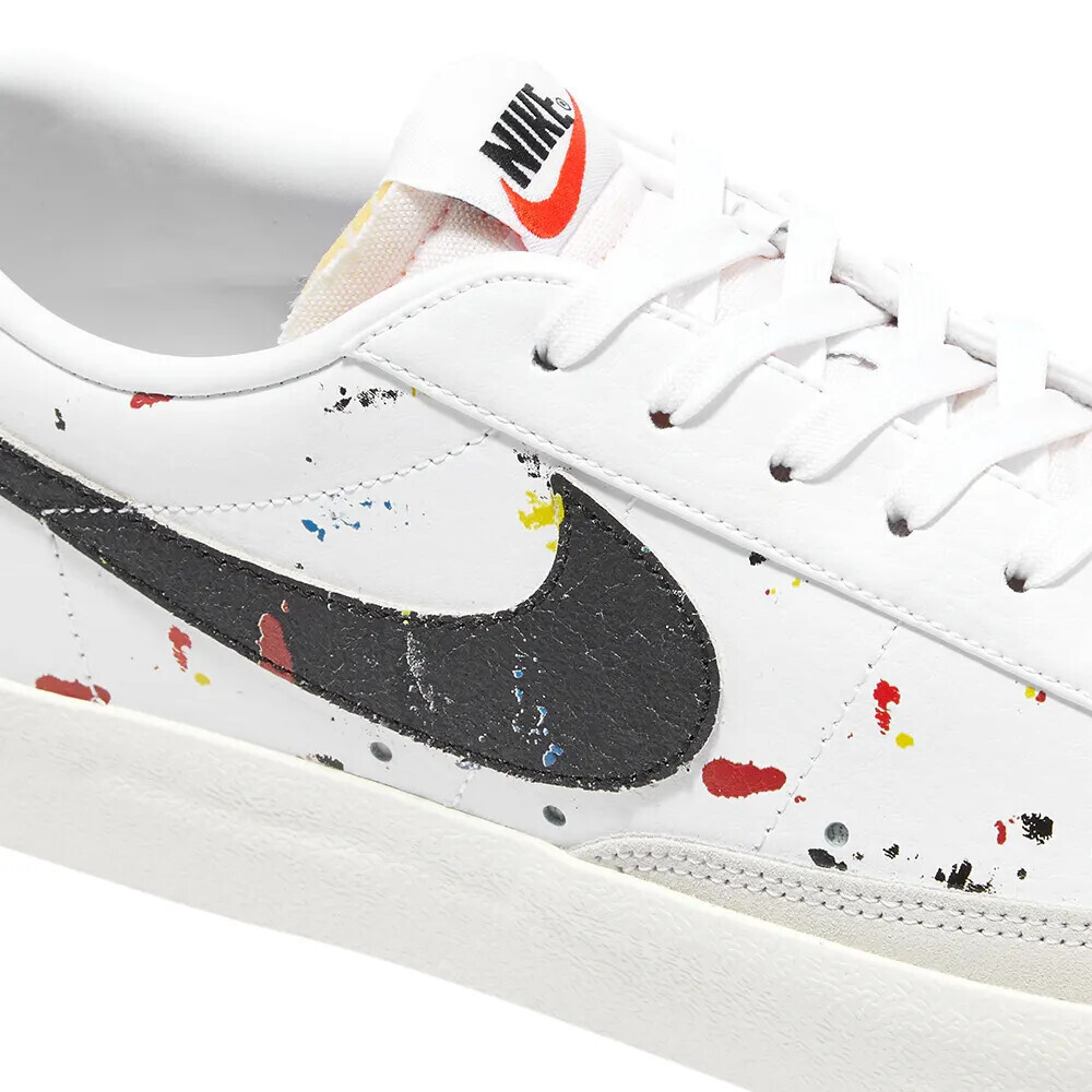 Nike Blazer Low 77 Paint Splatter Shoes Size 9.5 Mens DJ1517 100 | eBay