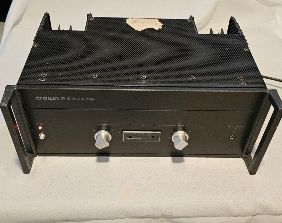 Crown PS-400 2-Ch. Power Amplifier - Factory Refurbished - Everything ...