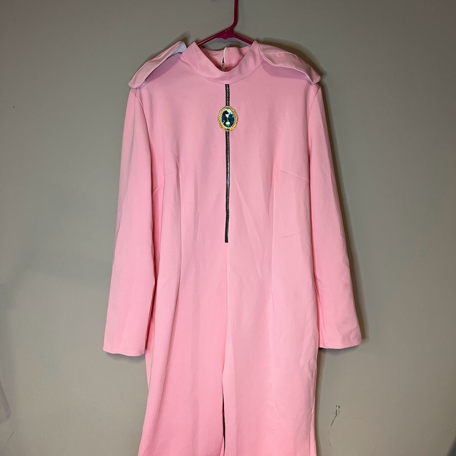 Princess Peach Mario Cart Racer Jumpsuit Adult Cosplay Halloween ...