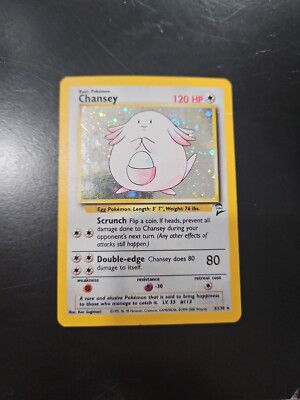 Pokémon TCG Chansey Base Set 2 3/130 Holo Unlimited Holo Rare | eBay