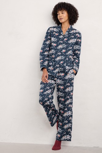 Seasalt Women's Pyjamas - navy View Point Pyjamas - Regular - Harbour ...