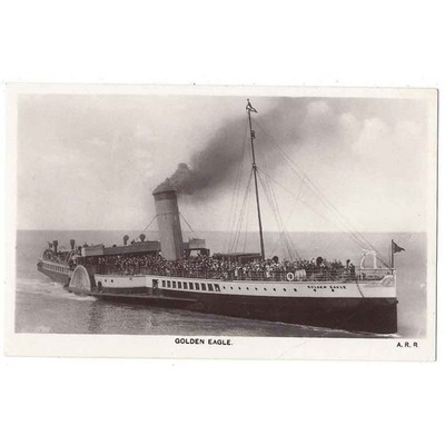 PS GOLDEN EAGLE Paddle Steamer RP Postcard, Unused | eBay