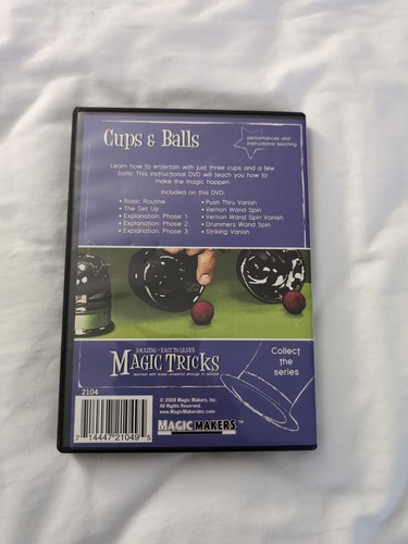 NEW Amazing Easy To Learn Magic Tricks- Cups & Balls ~ DVD | eBay
