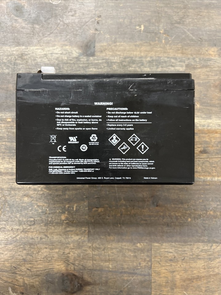 BRAND NEW 12v-7ah battery UNBRANDED | eBay
