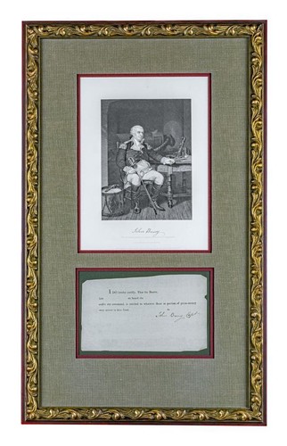 RARE REVOLUTIONARY WAR NAVAL CAPTAIN JOHN BARRY SIGNED DOCUMENT ...