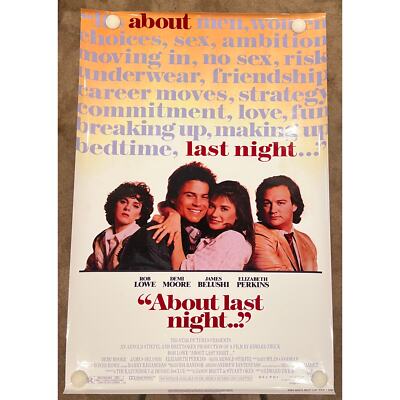About Last Night Original Movie Poster | eBay