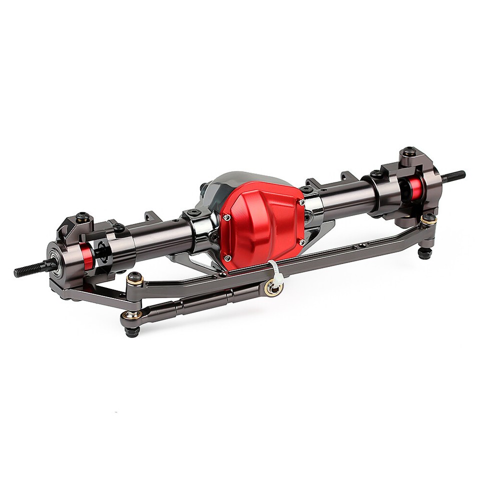 RC Car CNC Metal Front / Rear Axle for 1:10 RC Rock Crawler Car Axial ...