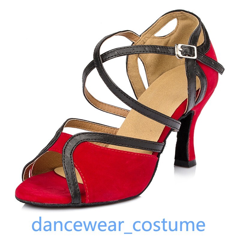 Women's Rumba Samba Waltz Ballroom Latin Tango Salsa Dance Shoes Heels ...