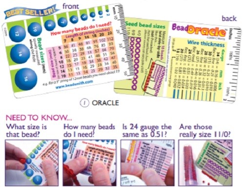 Bead Oracle Beader's Reference Card | eBay