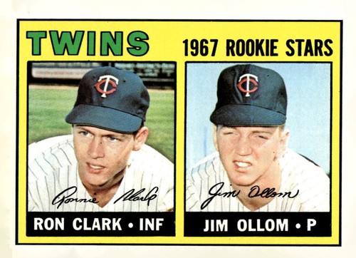 1967 Topps #137 Ron Clark / Jim Ollom RC Minnesota Twins NM-MT | eBay