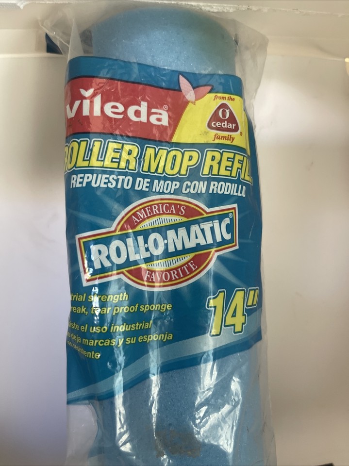 Vileda Professional Roll-O-Matic ® Original Sponge Roller Mop Refill 14 ...