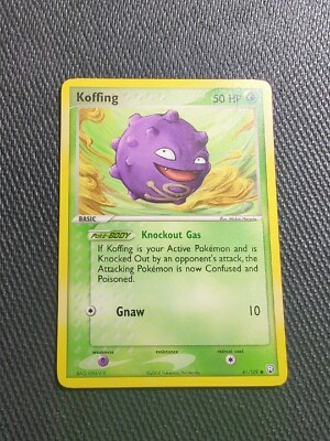 Pokémon TCG Koffing EX Team Rocket Returns 61 Regular Common NM | eBay