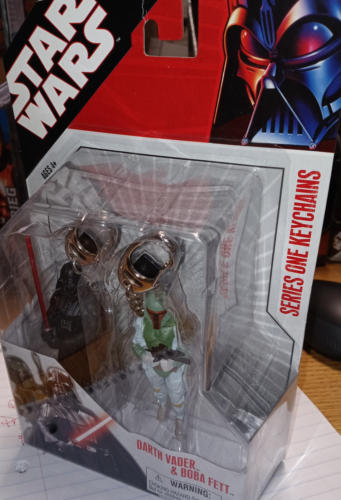 Brand new Star Wars Series One Darth Vader and Boba Fett keychains | eBay