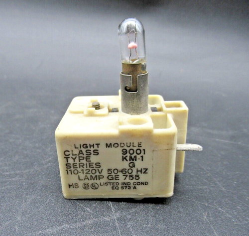 Square D Class 9001 KM1 / 9001KM1 Series G Fingersafe Light Module New ...