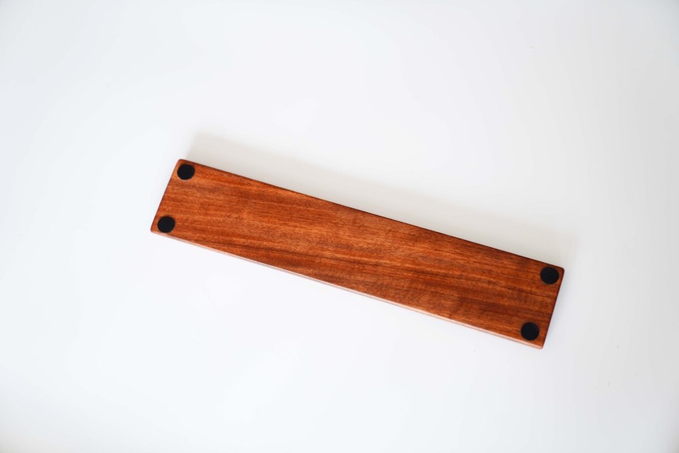 Natural Ash Wood Laptop Mechanical Keyboard Wrist Rest Pad Hand Support ...