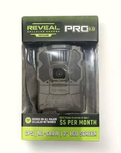Tactacam Reveal Pro 3.0 No-Glow GPS Cellular Trail Camera RV-TC-XPRO3 ...