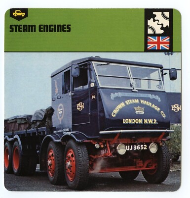 Steam Engines - Car Mechanics Auto Rally Edito Service SA Card | eBay