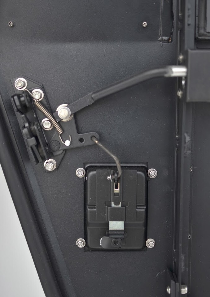 4 Black Single Locking Door Handles fits Military HUMVEE M998 M1038 Key ...