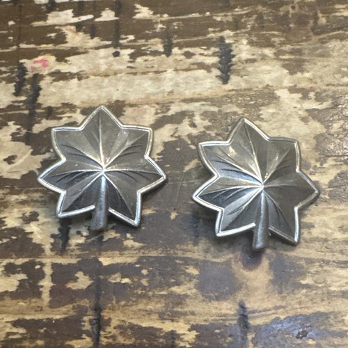 Early WWII ARMY USMC LT. COLONEL CDR RANK INSIGNIA OAK LEAF PATTERN WW2 ...