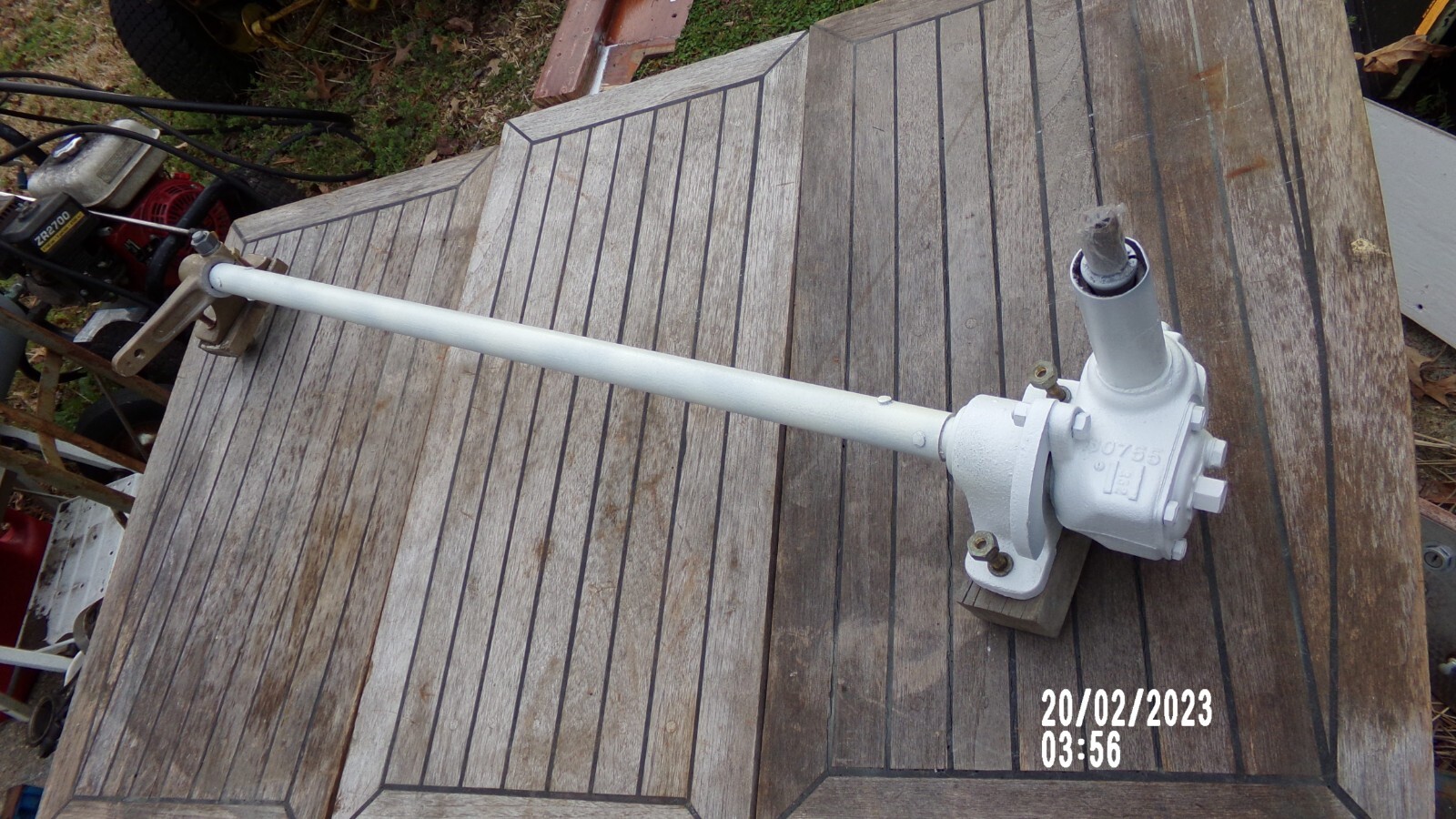 Vintage 1955 Chris Craft Wooden Boat, Upright, "Gemmer Steering Column ...