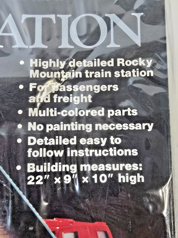 Vintage Lionel O Scale Rico Station Train Building 6-2709 Parts Sealed ...
