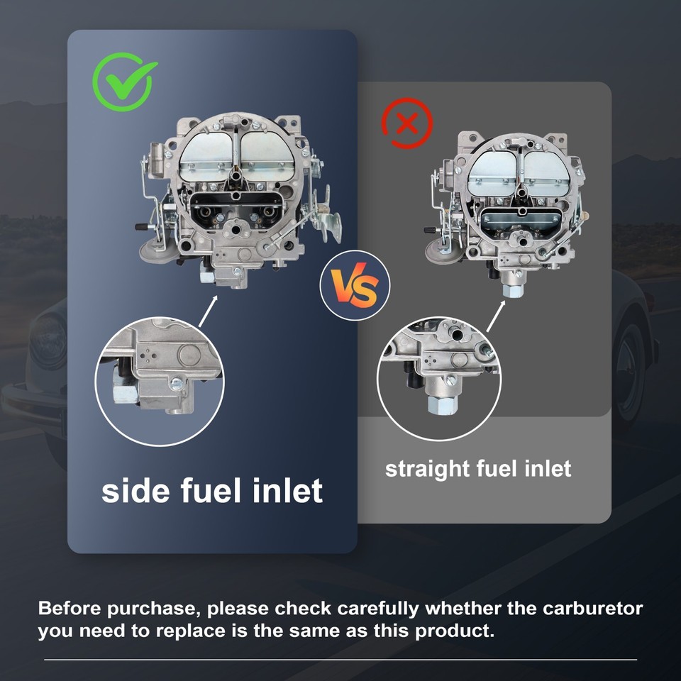 4 Barrel 4MV Rochester Quadrajet Carburetor For Chevy 327 350 427 454 ...